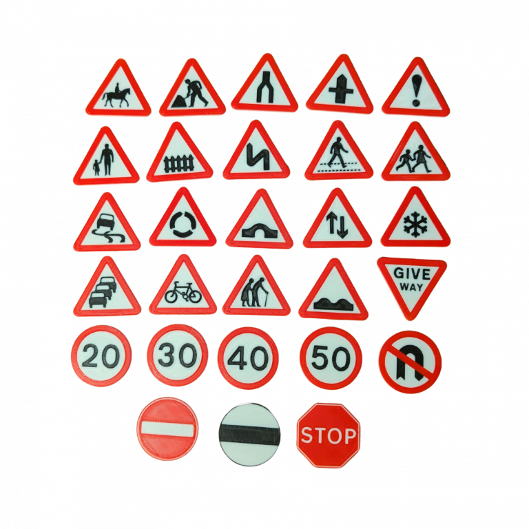 Small world road signs - Tony Bellinger Woodwork